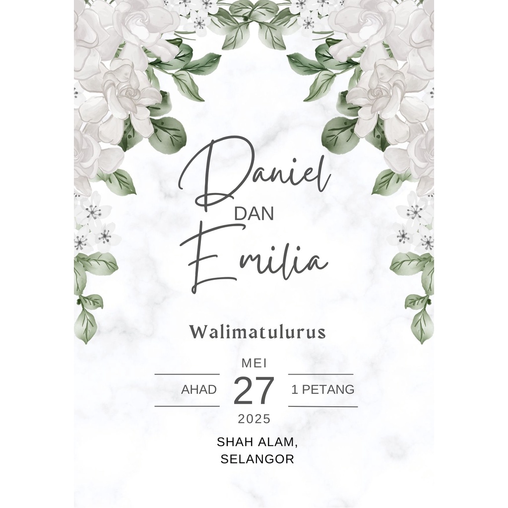 Video Kad Kahwin Digital: DSIGN 12 -E-Kad Video Undangan Perkahwinan ...