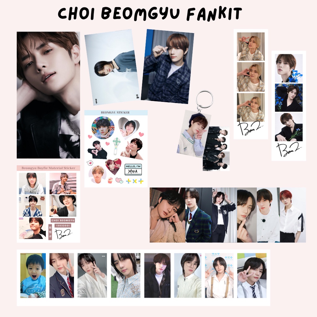 CHOI BEOMGYU TXT FANKIT | Shopee Malaysia