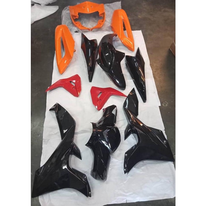 COVER SET FOR HONDA DASH 110 REPSOL ( ORANGE + MP) | Shopee Malaysia