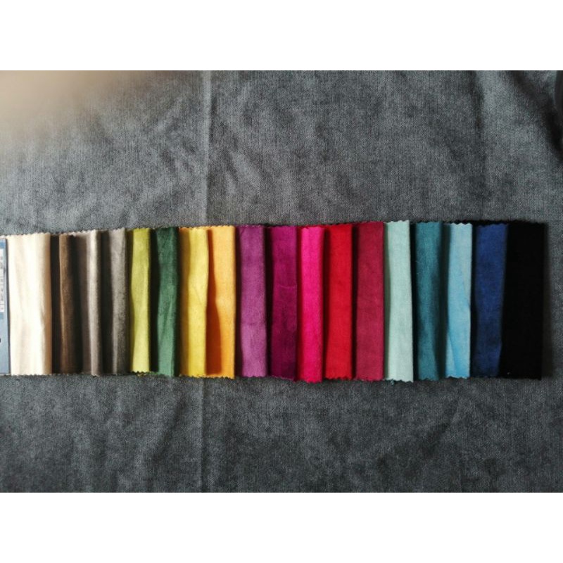 KAIN SOFA HOLLAND VELVET PREMIUM UPHOLSTERY/DIY SOFA | Shopee Malaysia