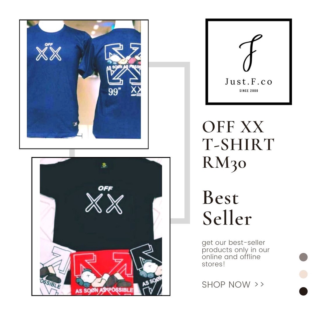 OFF XX T-SHIRT EDITION | Shopee Malaysia