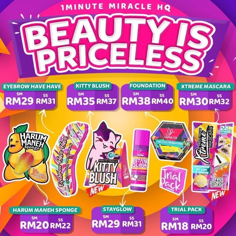 FULL ITEM 1 MINUTE MIRACLE ORIGINAL HQ | Shopee Malaysia