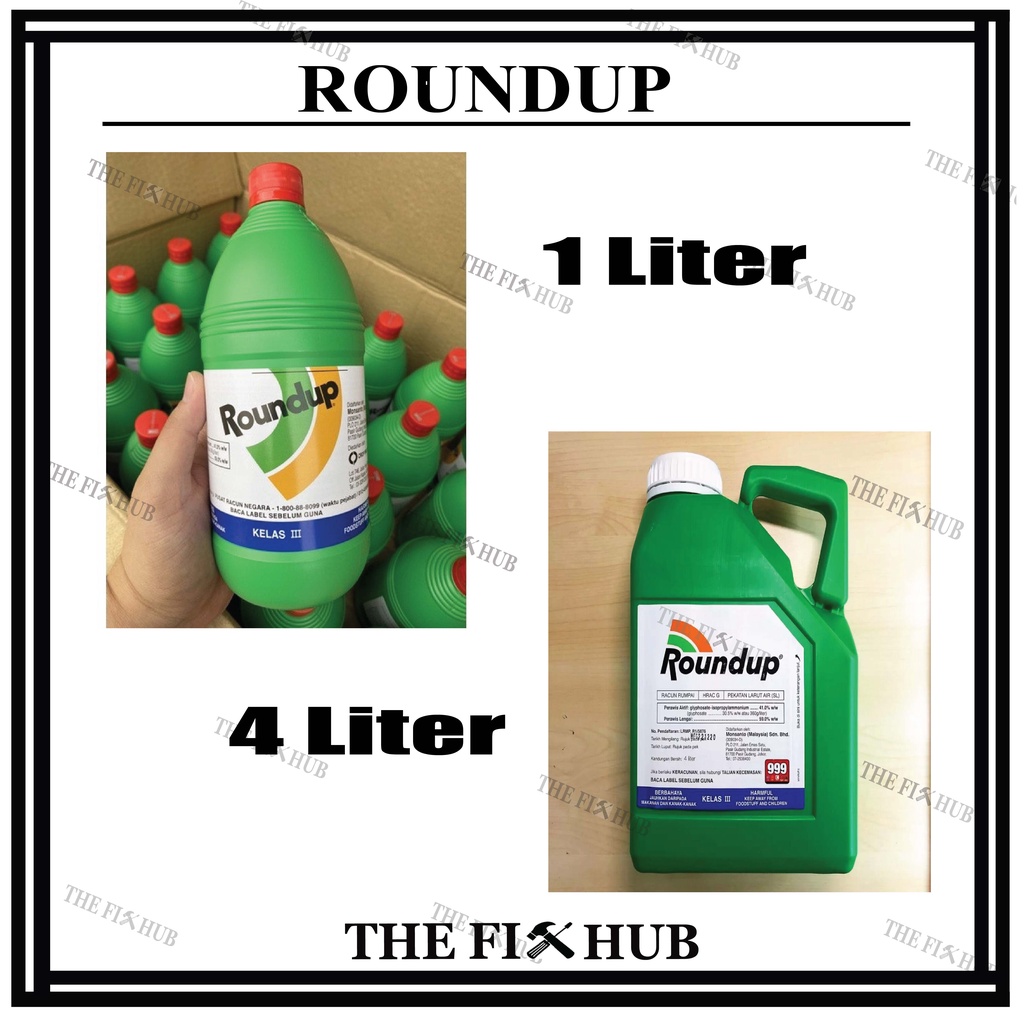 4L Roundup Racun Rumput Lalang Ubat Rampai sambau weed grass poison ...