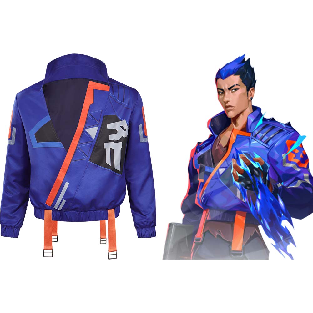 Fearless Contract Night Profession Printed Jacket Valorant Costume For