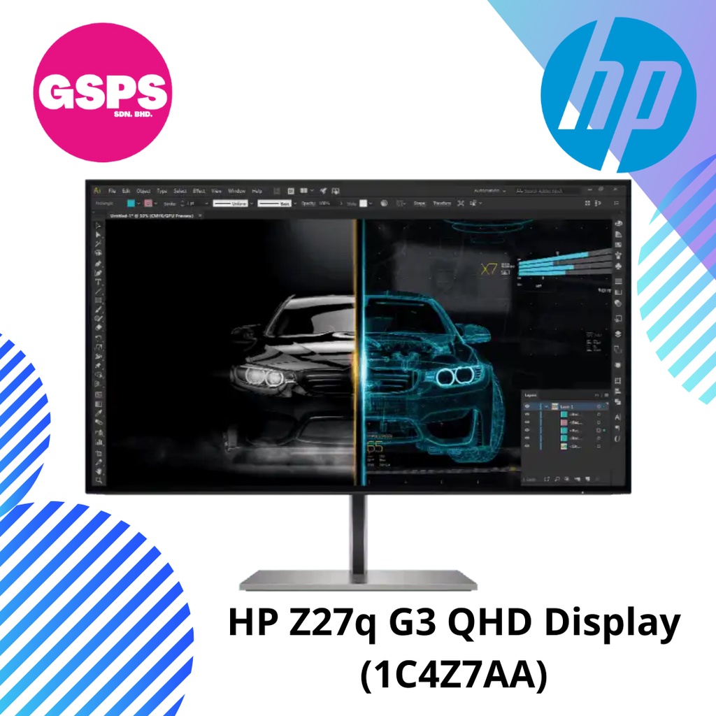 HP Z27q/Z27u G3 QHD Display (1C4Z7AA)/(1B9X2AA) | Shopee Malaysia