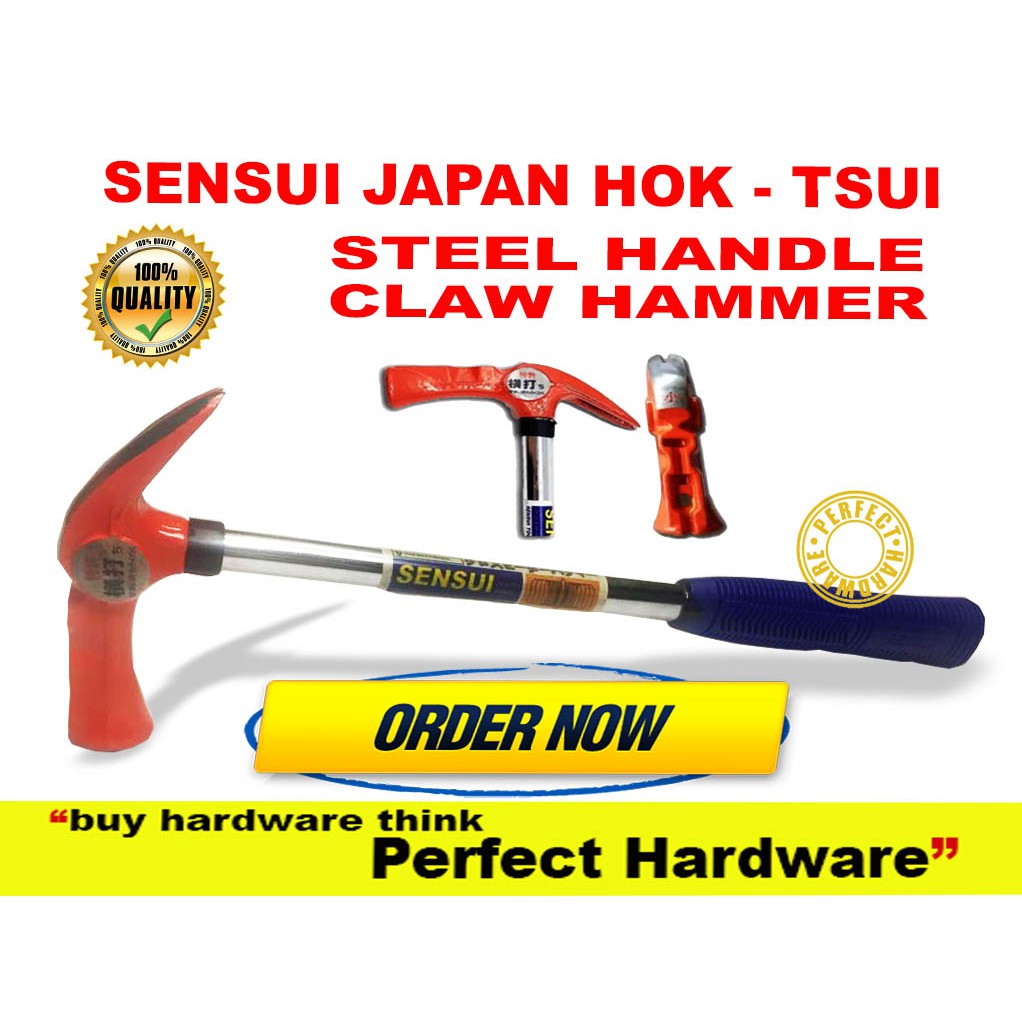 SENSUI JAPAN High Quality Hok Tsui Steel Claw Hammer Magnetic Tukul ...