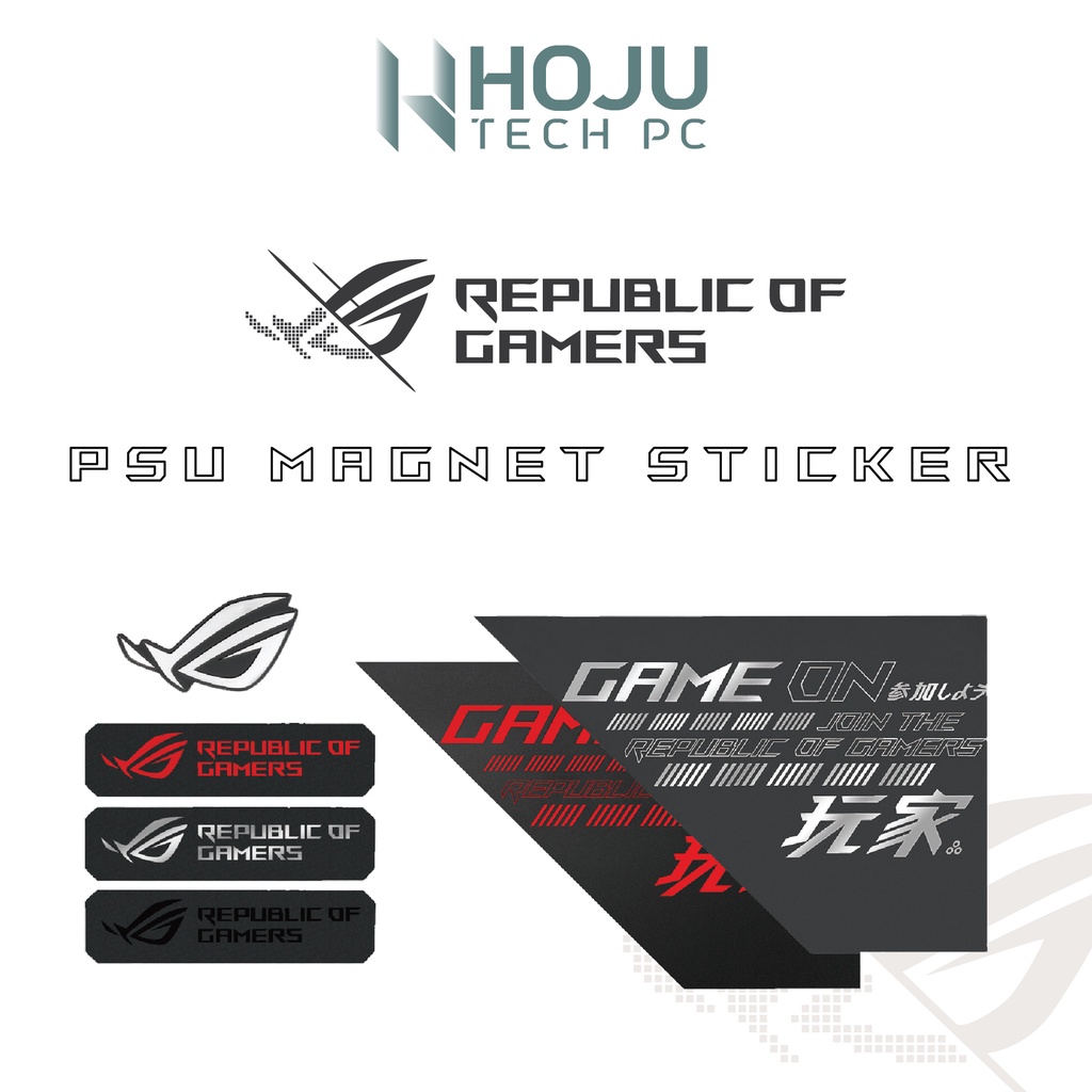 ASUS ROG PSU Magnet Sticker | Shopee Malaysia