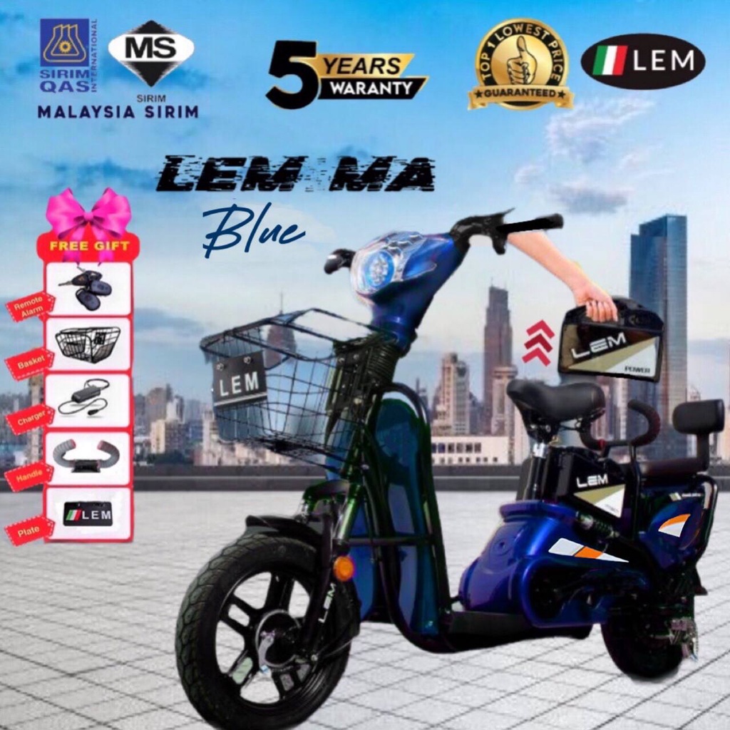 ★LEM★ electric bike/electric scooter model lem ma | Shopee Malaysia