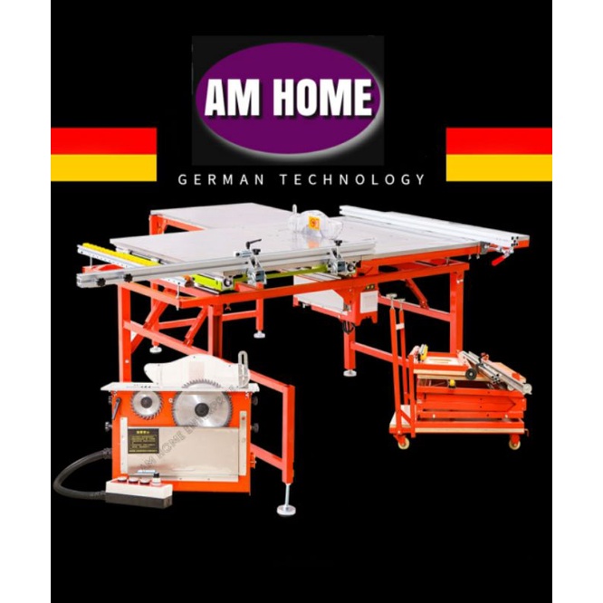 Sliding table saw dust-free sawing woodworking multi-function sliding ...