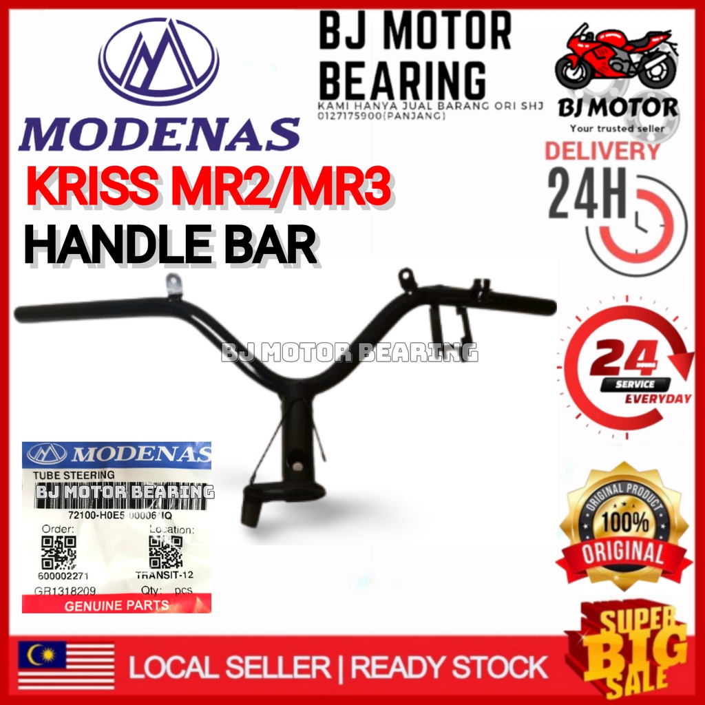 MODENAS KRISS MR2 / MR3 TUBE STEERING H HANDLE BAR 100% ORIGINAL ...