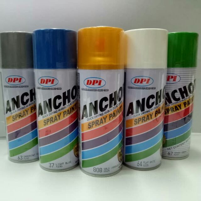 Anchor Aerosol spray paints standard colours 400ml | Shopee Malaysia