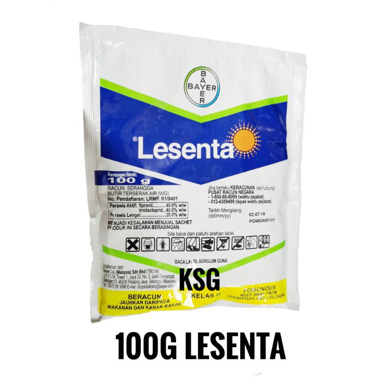 BAYER LESENTA RACUN SERANGGA (100G) | Shopee Malaysia