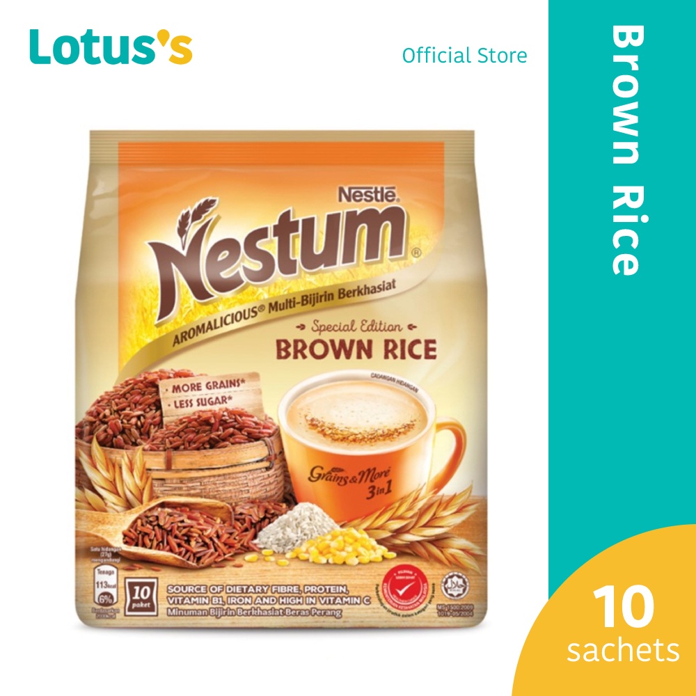 Nestum 3 In 1 Brown Rice (10 x 27g) | Shopee Malaysia