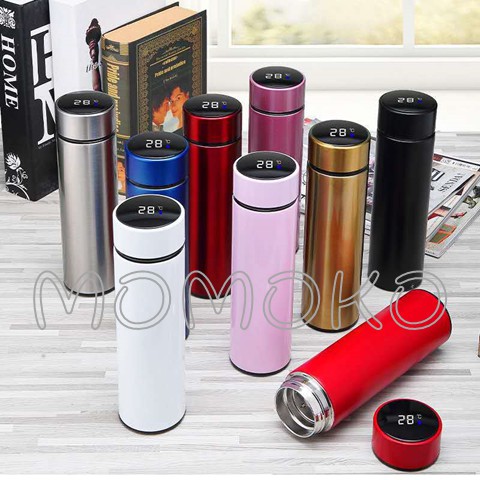 Smart LED Temperature Display Flask Thermos Keep Warm Cold Bottle Botol ...