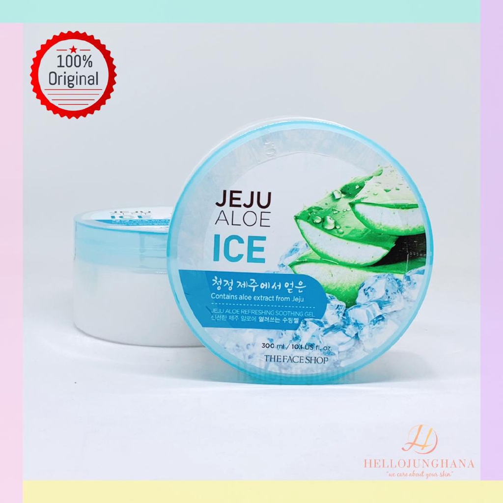 THE FACE SHOP - Jeju Aloe Ice Refreshing Soothing gel ( 300ml ...