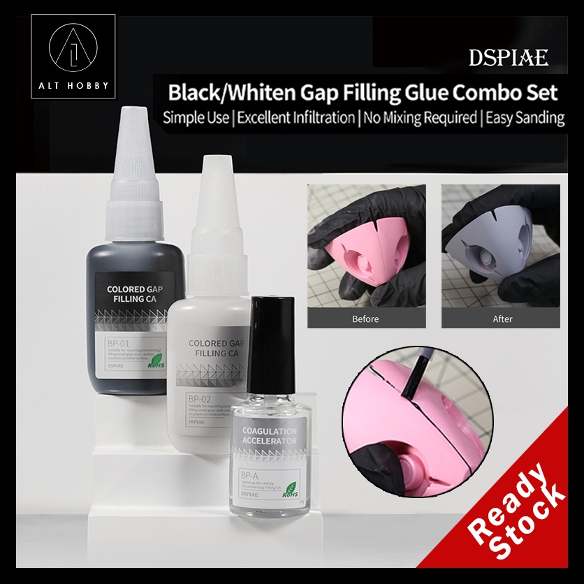 DSPIAE Black Liquid Putty / Gap Filling Glue / Gap Filling CA /Gap ...