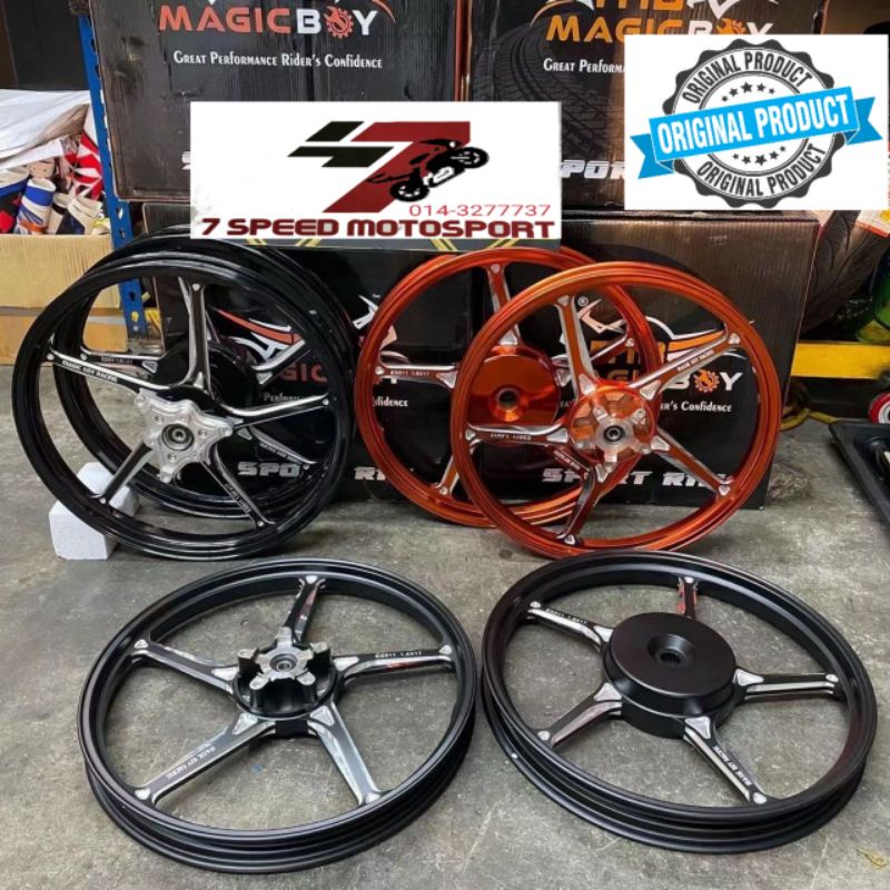 MAGIC BOY RACING CNC 511 SPORT RIM YAMAHA Y15ZR/Y16ZR/125ZR/NVX 155 /SYM VF3i 1.6/1.85-17 HONDA ...