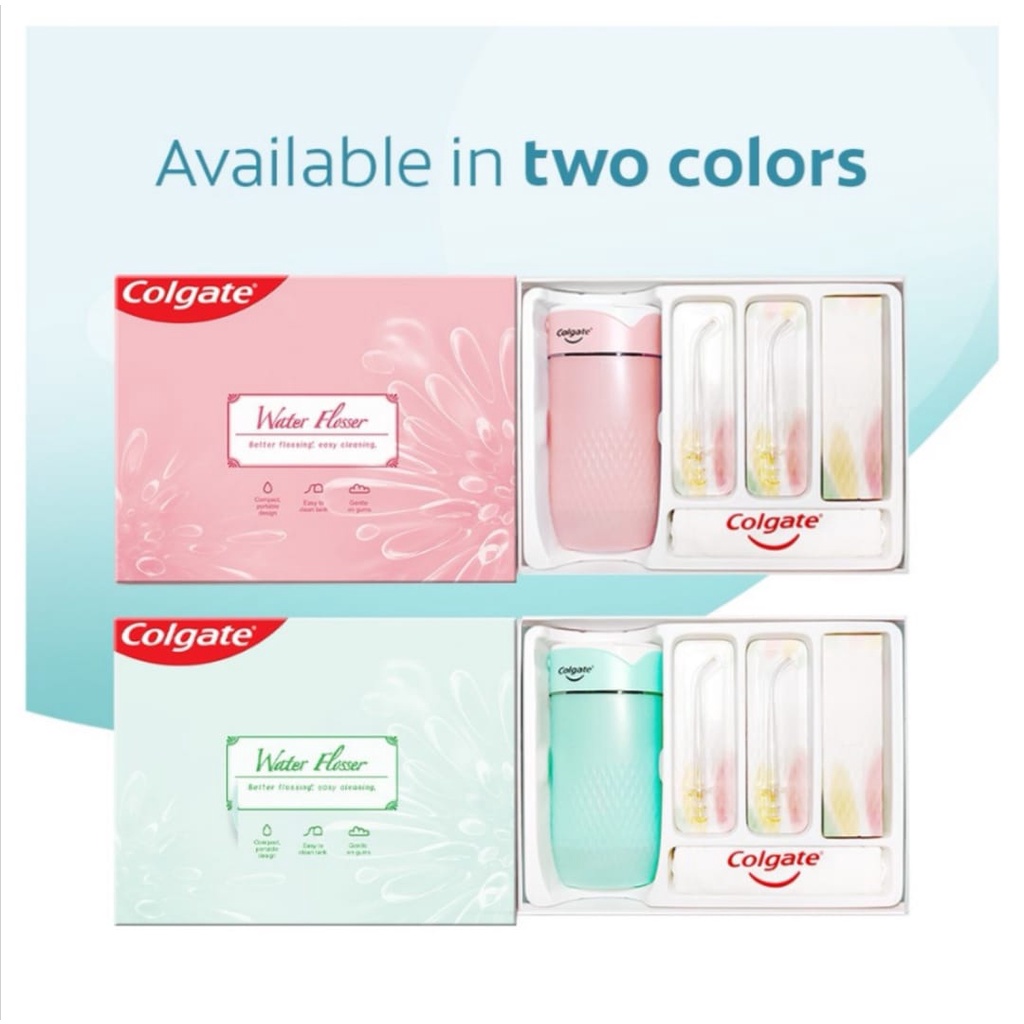 Colgate Water Flosser, Pink / Green Colour | Shopee Malaysia
