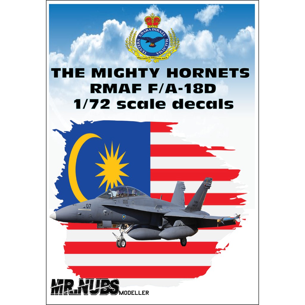 1:72 scale TUDM / RMAF F/A-18D Hornet Decals | Shopee Malaysia