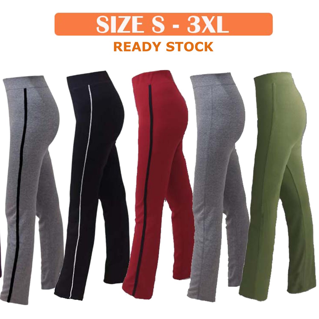 Seluar Panjang Wanita Seluar Senam Jogging Yoga Pants / Seluar Rumah ...