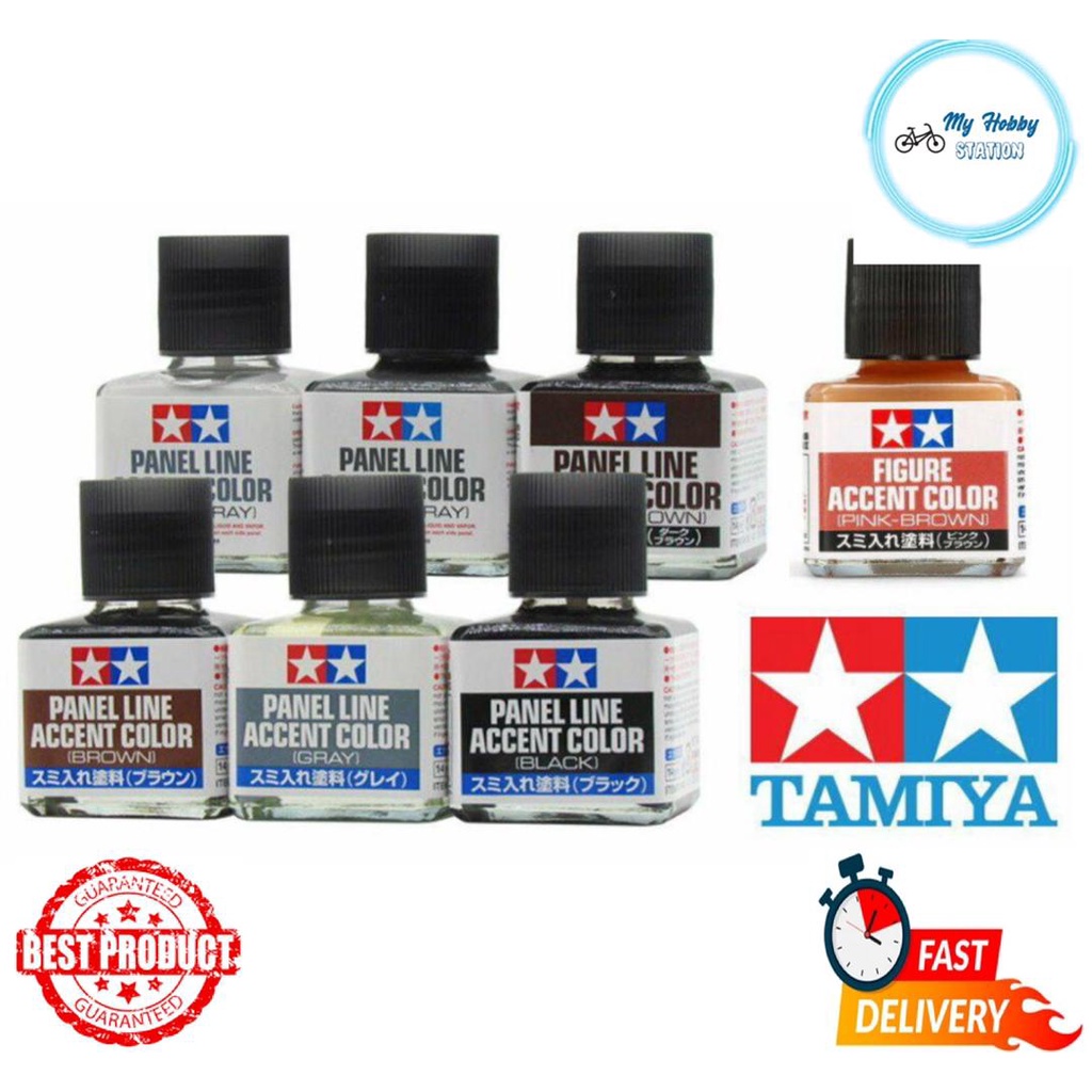 TAMIYA Panel Line Accent Color (Black), (Brown), (Gray) | Shopee Malaysia