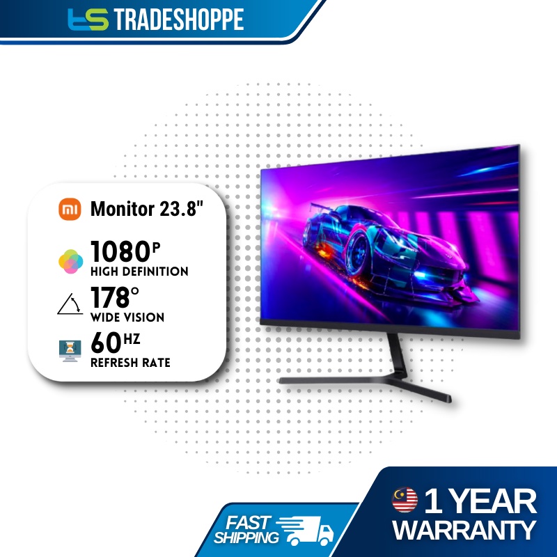 Xiaomi Mi Desktop Monitor 23.8" / 27" 60Hz 178 Degree Low Blue Light ...