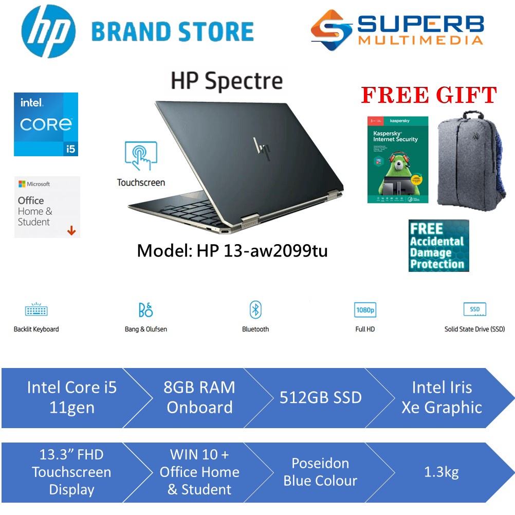 HP Spectre x360 - 13 Price in Malaysia & Specs - RM5399 | TechNave