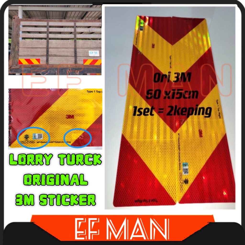3M Diamond Grade Reflector Sticker 600mm x150mm JPJ SIRIM MS 100% ...