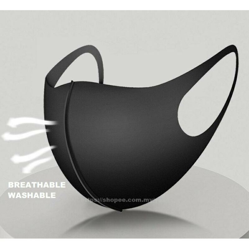 Face Mask Ready stock black colour, Mask Dewasa Murah | Shopee Malaysia