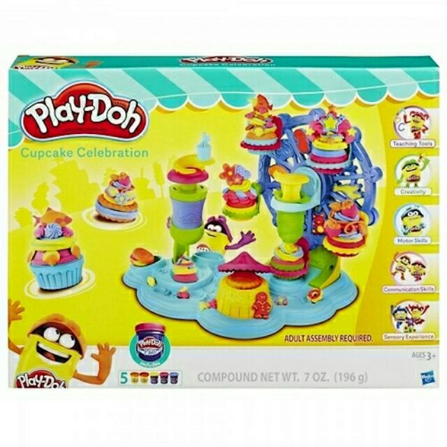 Play-Doh Cupcake Celebration Playset Playdoh Ferris Wheel | Shopee Malaysia