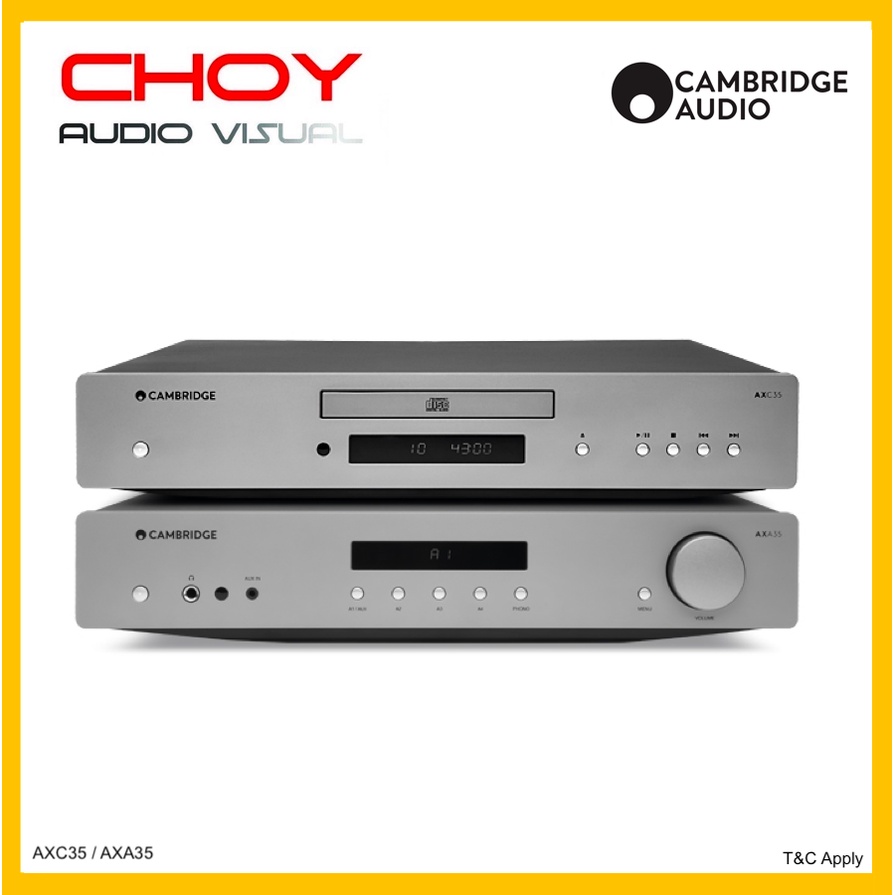 Cambridge Audio AXC35 CD Player + AXA35 Integrated Amplifier | Shopee ...