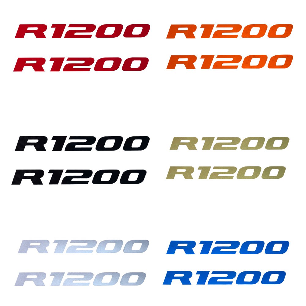 New motorcycle reflective wheel logo fuel tank sticker helmet luggage ...