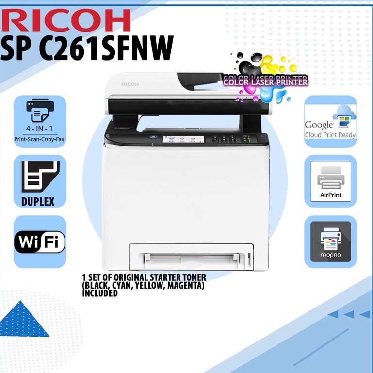 RICOH SP C261SFNw A4 colour multifunction printer | Shopee Malaysia