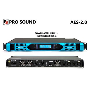 PS Pro Sound AES-2.0 Professional Digital Power Amplifier (1000Wx2 ...