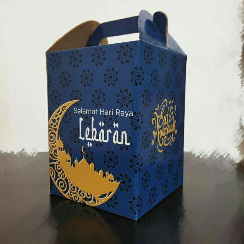 Eid Paper Box - Tote Box Cookies - Eid Al-Fitr Hampers Box - Cake Box ...
