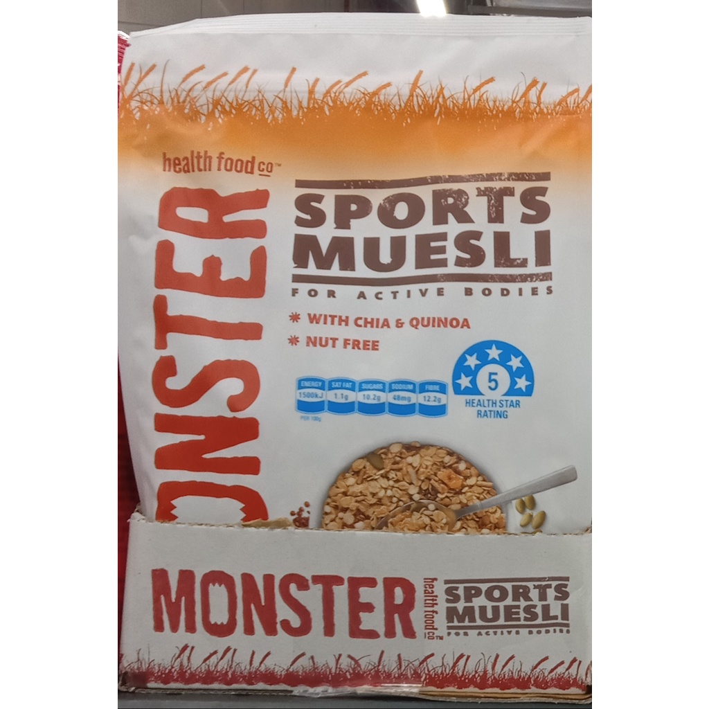Monster Sports Muesli 700g(Australia) | Shopee Malaysia