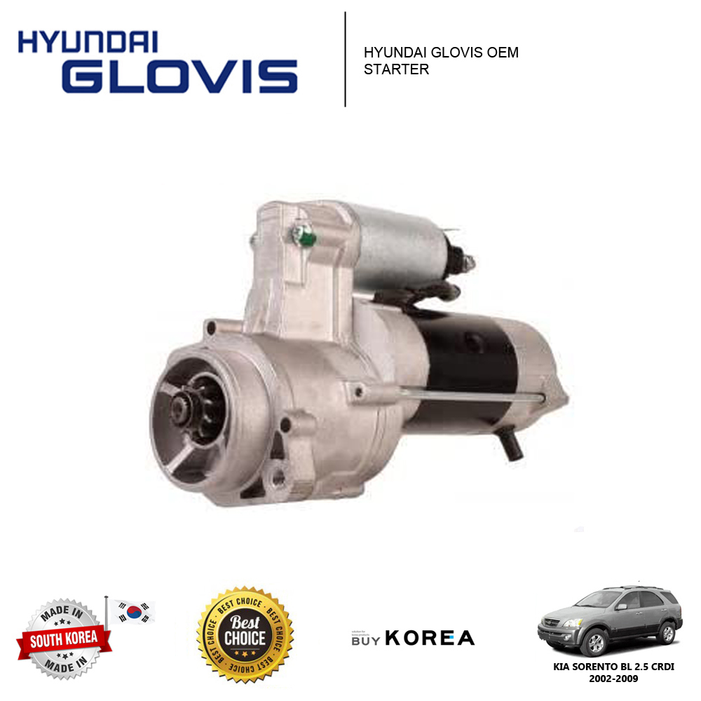 Kia Sorento BL 2.5 2003-2009 Hyundai Glovis Starter (36100-4A000 ...
