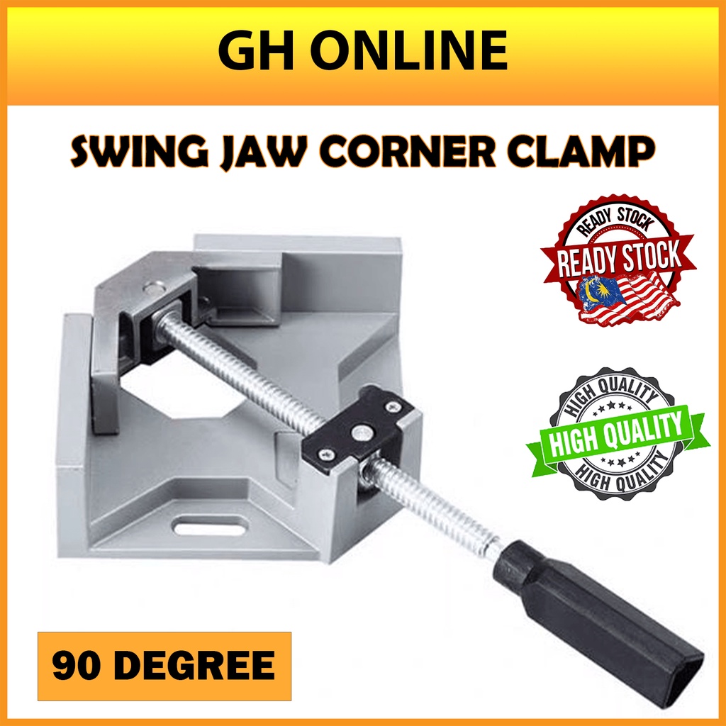 SWING JAW CORNER CLAMP 68mm / 90 DEGREE WOODWORKING CLAMP | Shopee Malaysia