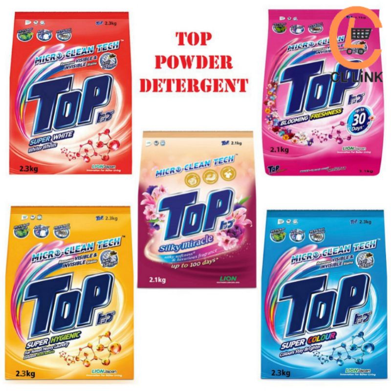 TOP Powder Detergent 2.1kg/2.3kg | Shopee Malaysia