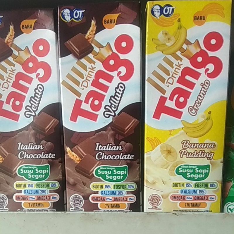 Tango kido velluto Milk UHT 200ml all Variants | Shopee Malaysia