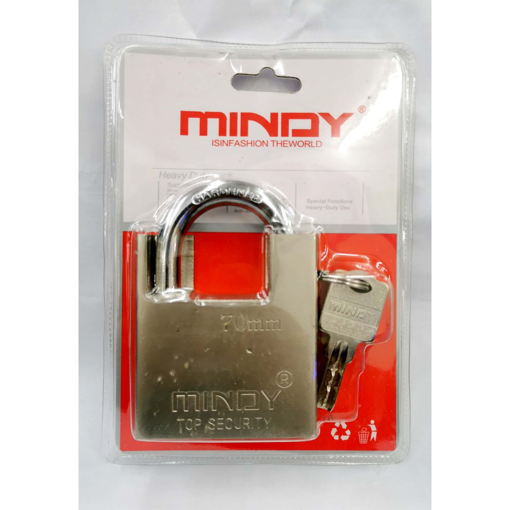 Mindy Brass Heavy Duty Indoor and outdoor Security Padlock 50MM ...