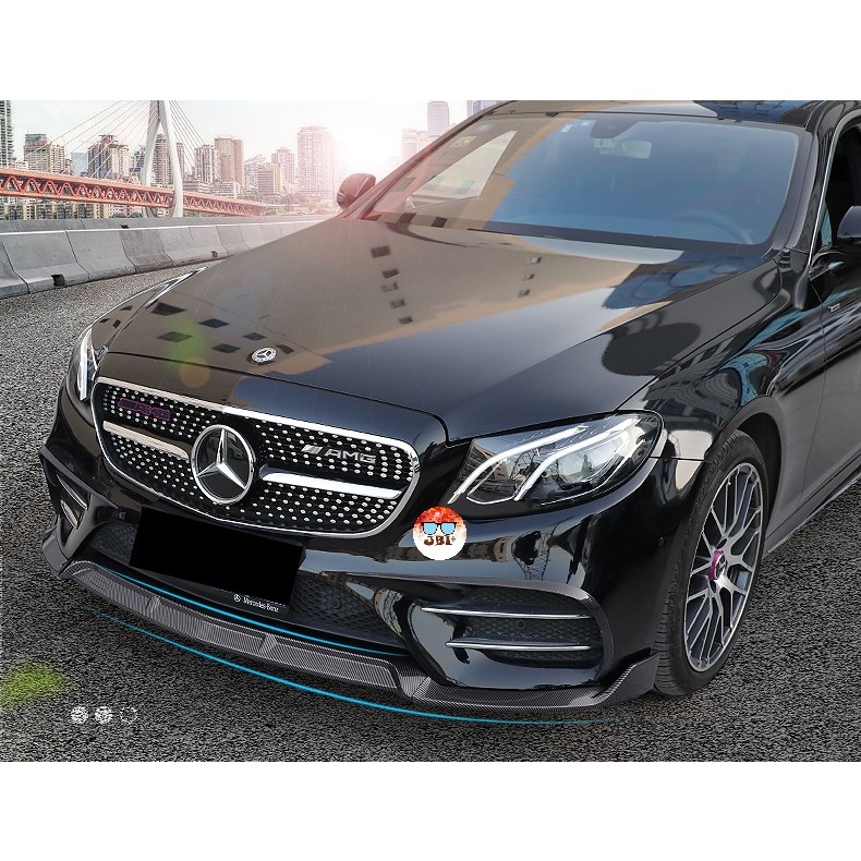 Mercedes Benz W213 E200 E250 E300 BRABUS Front lip Diffuser Bodykit ...