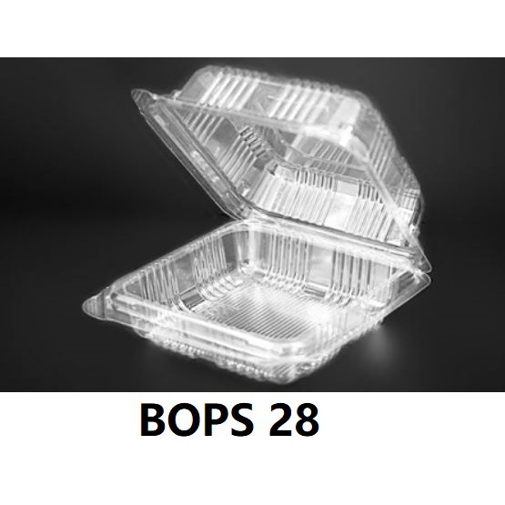 10 PCS OPS Square Box with Cover [BOPS-28] / Disposable Container ...