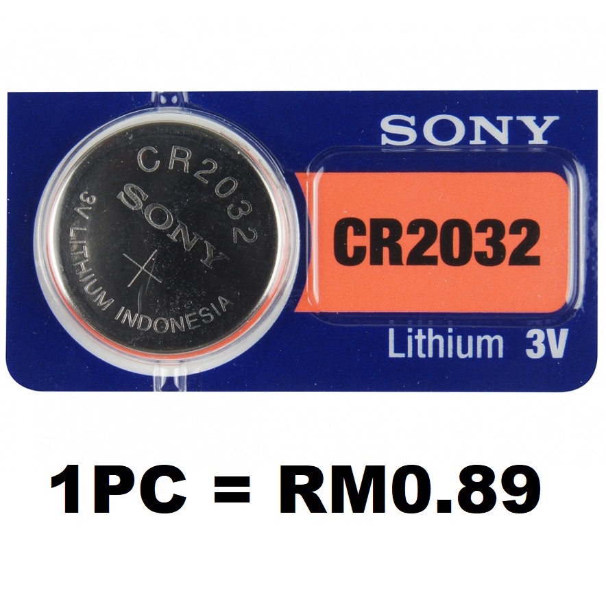 SONY CMOS Lithium Battery CR2032 [READY STOCK] | Shopee Malaysia