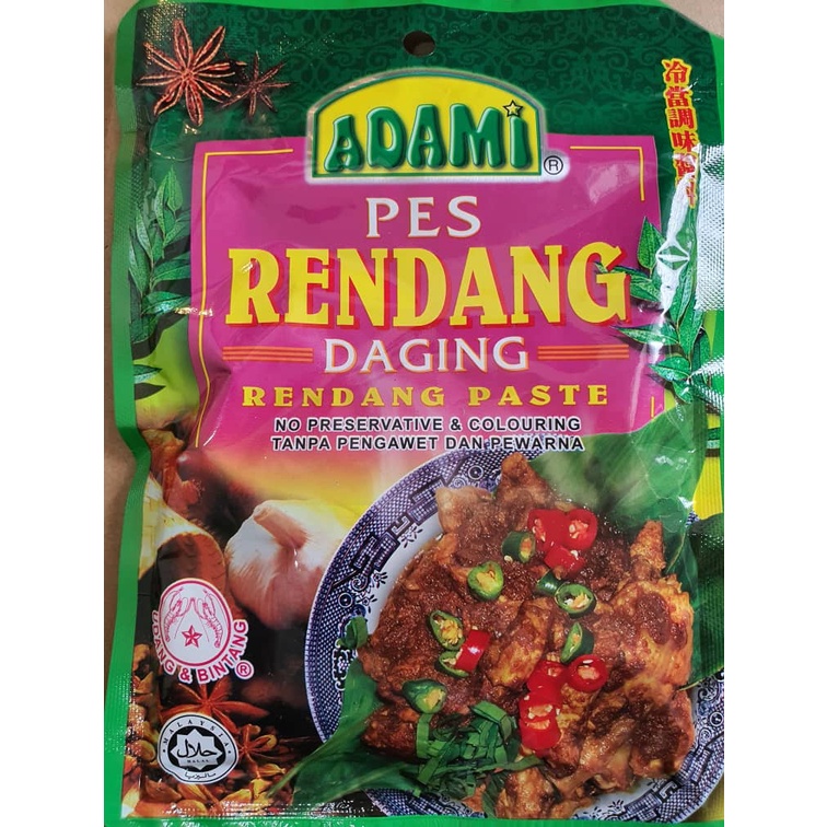 Pes Rendang Daging Adami | No Preservative & Colouring | Shopee Malaysia