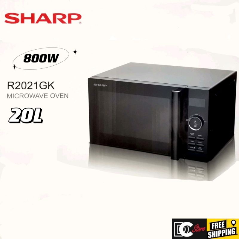 Sharp 20L Digital Control Panel Microwave Oven - R2021GK | Shopee Malaysia
