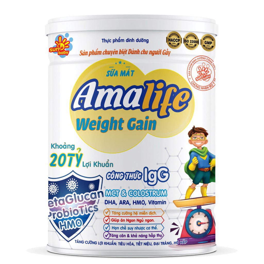 Amalife Weight Gain 900g Canned Milk Of SunBaby - A Specialized ...