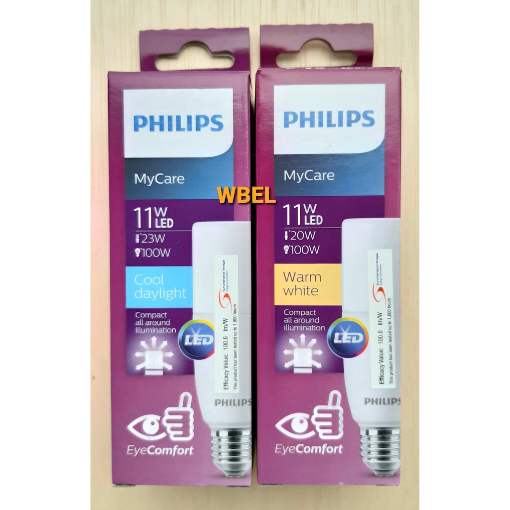 PHILIPS LED STICK BULB 11W E27 EYE COMFORT (COOL DAYLIGHT/ WARM WHITE ...