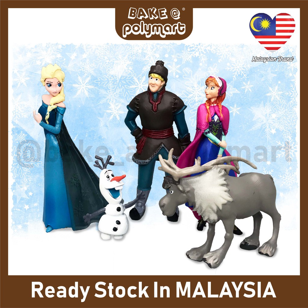 Figurine/Cartoon/Miniature Cake decoration/ Cake Topper Frozen (Elsa ...