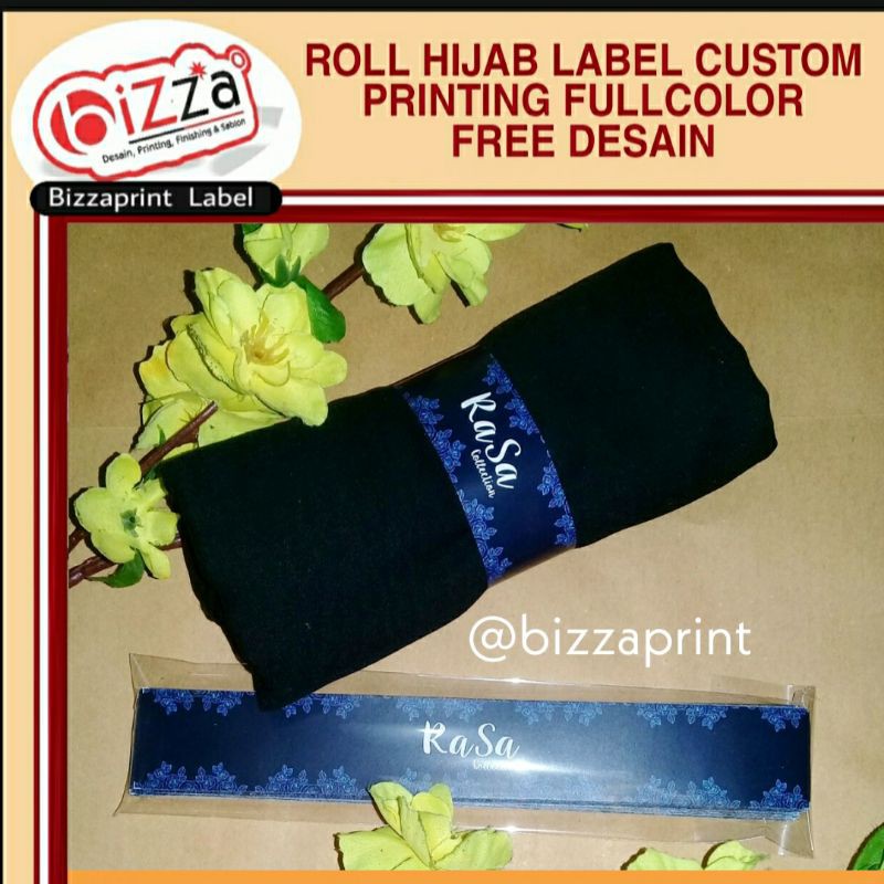 (100 Sheets) Hijab / Roller Hijab / Paper Brand Packing Veil - Free ...